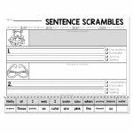 Summer Sentence Scrambles - Level 2 - Page 22 - Lucky Little Learners