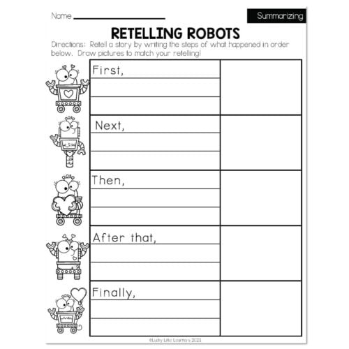 Winter- Early Finishers 2nd Grade - ELA - Summarizing - Retelling ...
