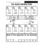 Winter - Early Finishers 2nd Grade - Math - Subtraction (no regrouping ...