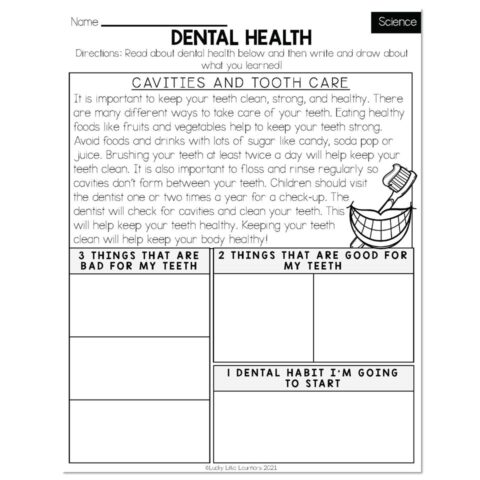 Winter - Early Finishers 2nd Grade - Science - Dental Health - Lucky ...