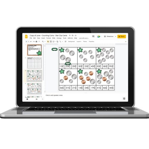 Digital - 1st Grade June Math Center - Counting Coins - Lucky Little ...