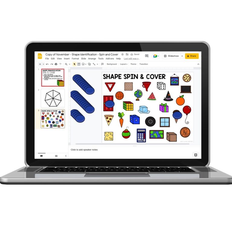 Digital - 2nd Grade November Math Center - Shape Identification - Lucky ...