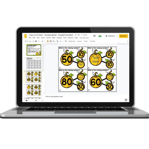 Digital - 2nd Grade October Math Center - Number Bonds - Lucky Little ...
