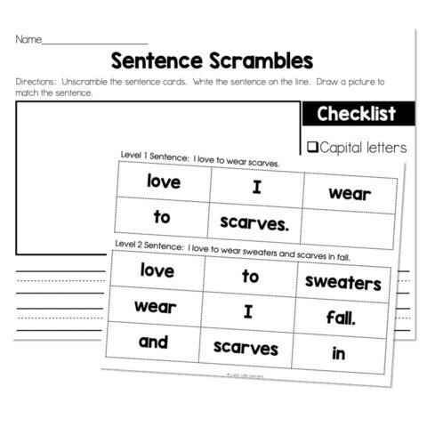 1st Grade September Writing Pages - Narrative - First Day of School ...