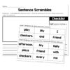 Spring Sentence Scrambles - Word Cards - Set 19 - Lucky Little Learners