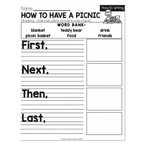 Summer - Early Finishers 1st Grade - ELA - How-To Writing - How to Have ...