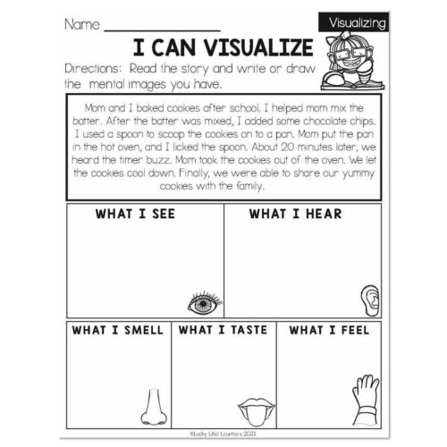 Winter - Early Finishers 1st Grade - ELA - Visualizing - I Can ...