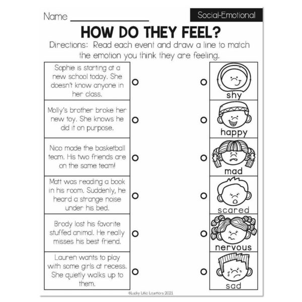 Winter - Early Finishers 1st Grade - Social Emotional Learning - How Do ...