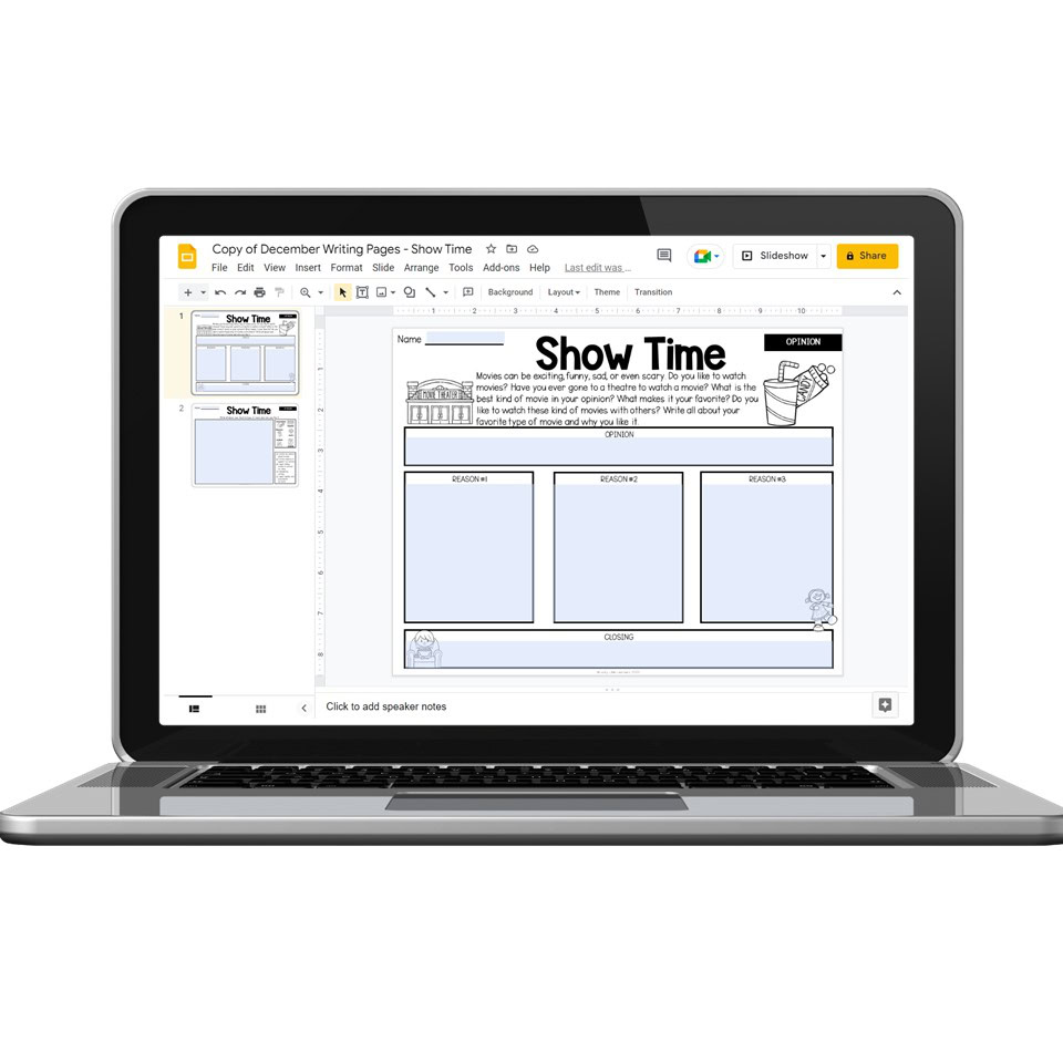 Digital - December Writing Pages - Opinion - Show Time - Lucky Little ...