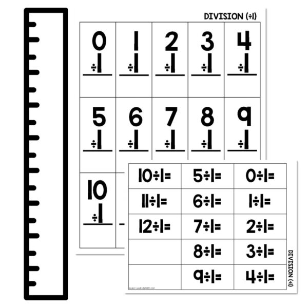 Math Fact Fluency Sticks - Math Fact Fluency Practice - Flashcards ...