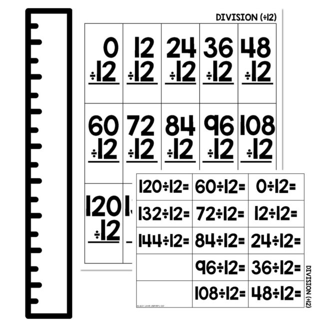 Math Fact Fluency Sticks - Math Fact Fluency Practice - Flashcards ...