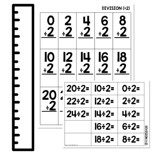 Math Fact Fluency Sticks - Math Fact Fluency Practice - Flashcards ...
