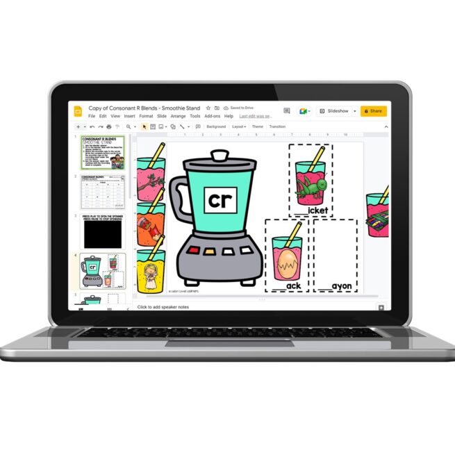 Digital - 2nd Grade Phonics Center - Consonant R Blends - Lucky Little ...