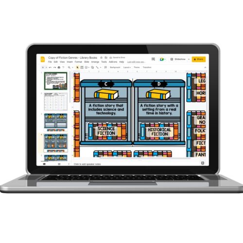 Digital - 2nd Grade Reading Center - Book Review - Lucky Little Learners