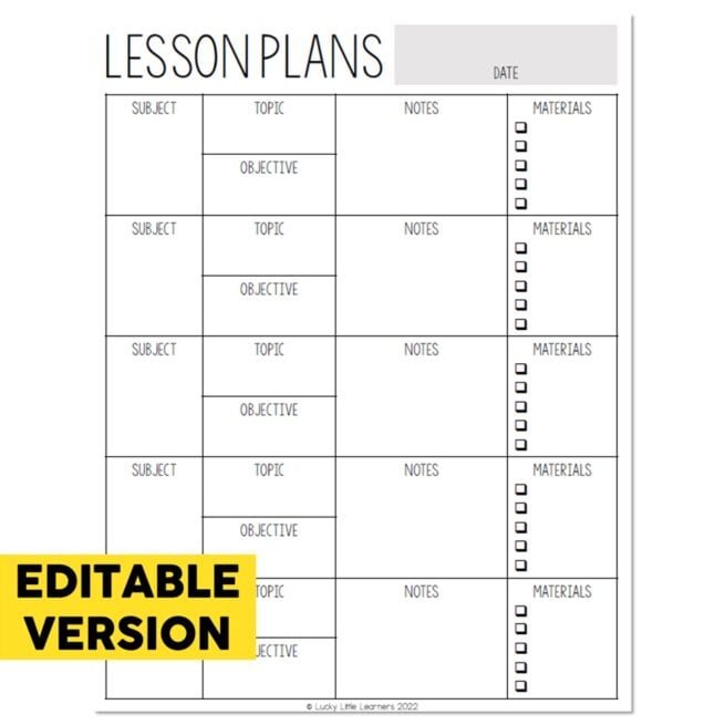 Editable - Classroom Setup - Back to School Resources - Daily Lesson ...