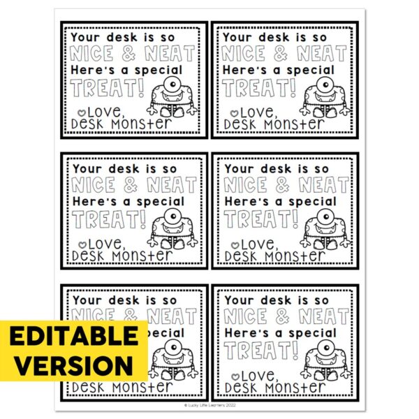Editable - Classroom Setup - Back to School Resources - Desk Monster ...