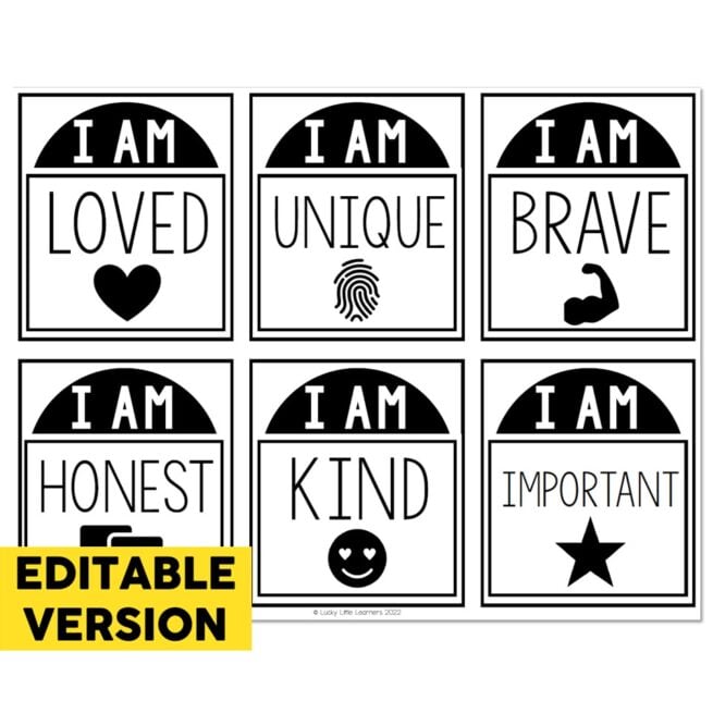 Editable - Classroom Setup - Bulletins - Affirmation Station ...