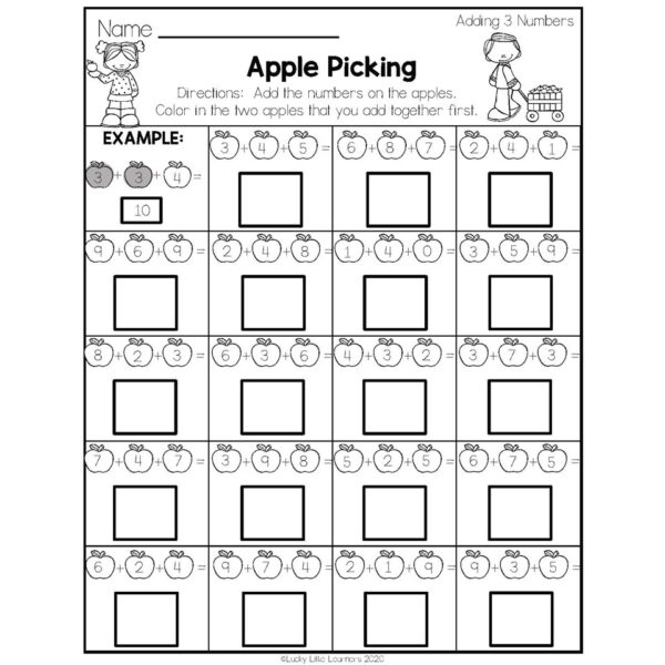 2nd Grade Math Worksheets - Operations and Algebraic Thinking - Adding ...