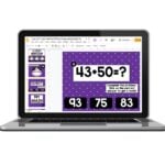 Digital - 1st and 2nd Grade Math Toothy® Task Cards - 2-Digit Addition ...