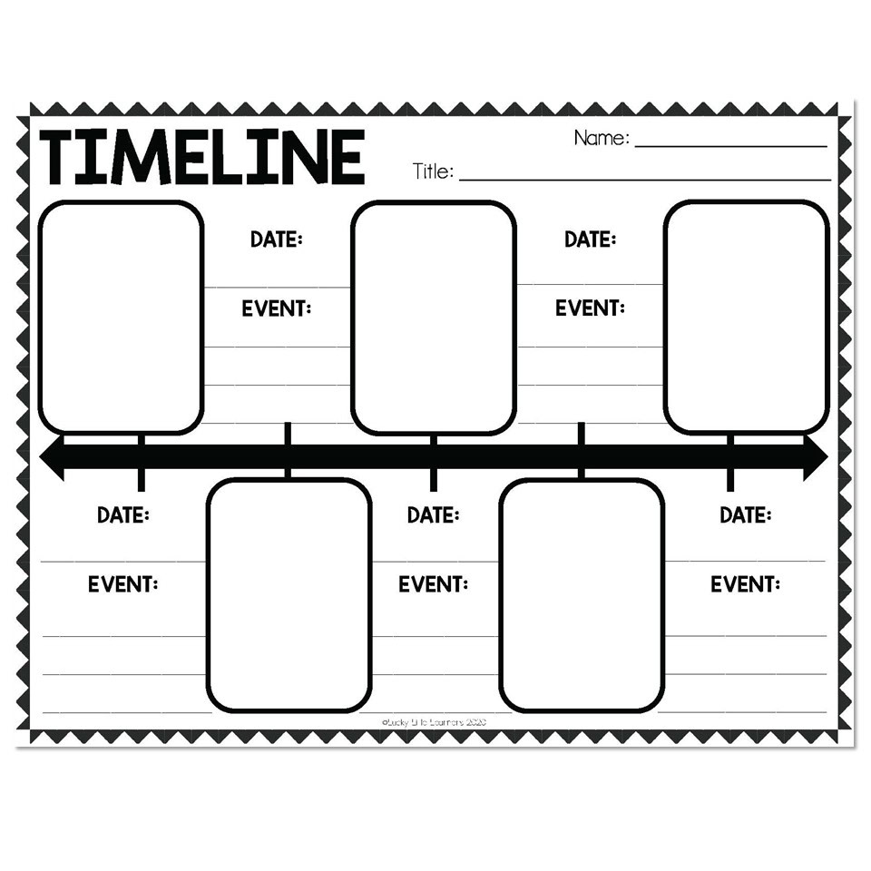 Lucky Little Toolkit Literacy Reading Graphic Organizers Timeline Lucky Little Toolkit Literacy Reading Graphic Organizers Timeline