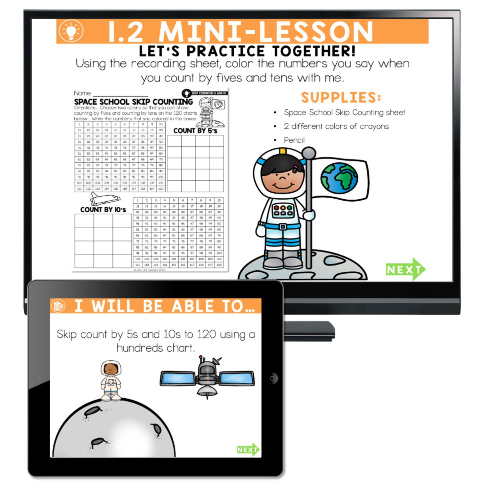 Lucky to Learn Math - Skip Count by 5 and 10 to 120 - Lesson 1.2 ...