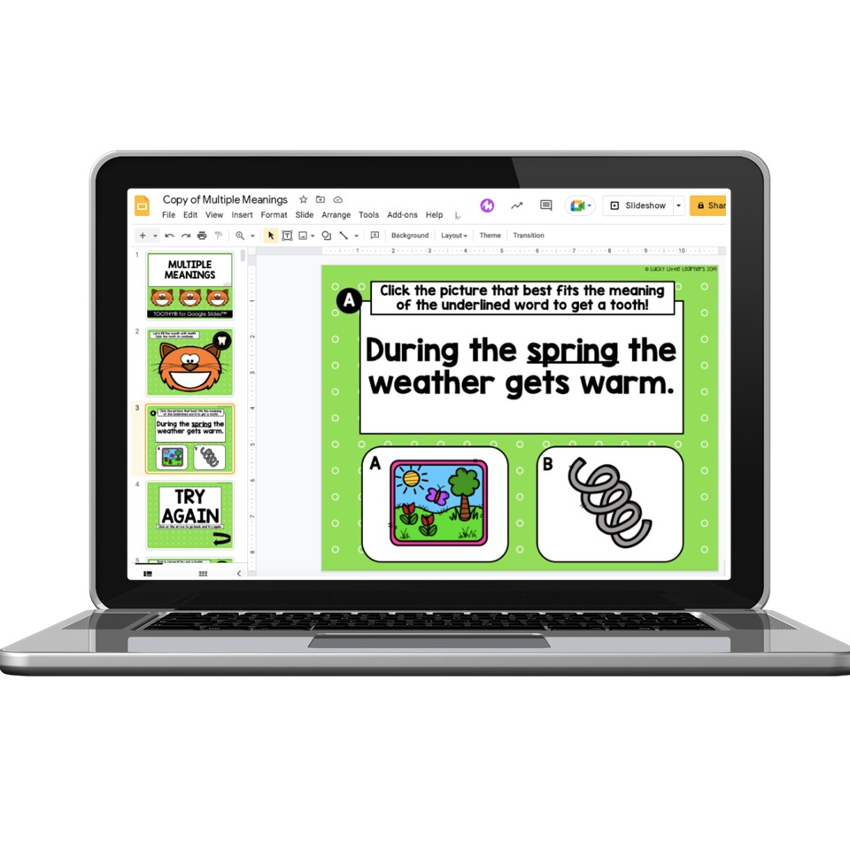 Digital Toothy - Reading Comprehension - 2nd & 3rd Grade - Multiple ...