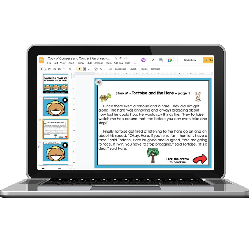 Digital Toothy - Reading Comprehension - 2nd Grade - Fairytales and ...