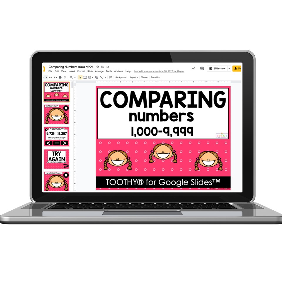 Digital Toothy Math 3rd Grade Comparing Numbers 1 000 To 9 999 Digital Toothy Math 3rd Grade Comparing Numbers 1 000 To 9 999
