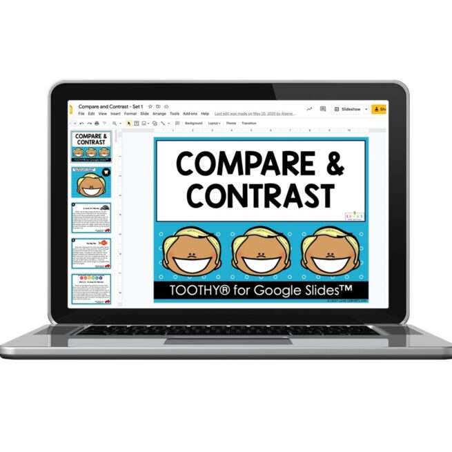 Digital Toothy - Reading Comprehension - 3rd Grade - Compare and ...