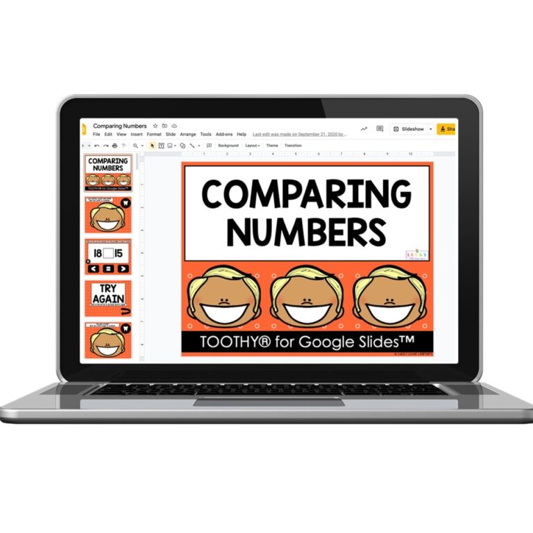 Digital Toothy - Math - Kindergarten - Comparing Numbers - Lucky Little ...