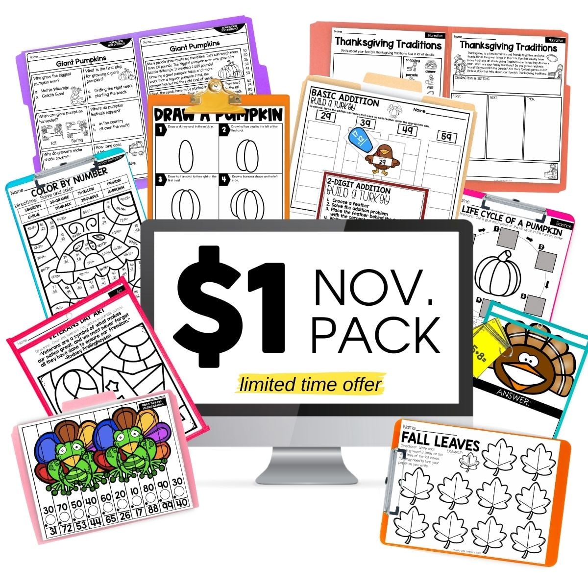 November Goodies Pack - Lucky Little Learners