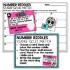 2nd Grade October Math Center - Sugar Skull Number Riddles - Lucky ...
