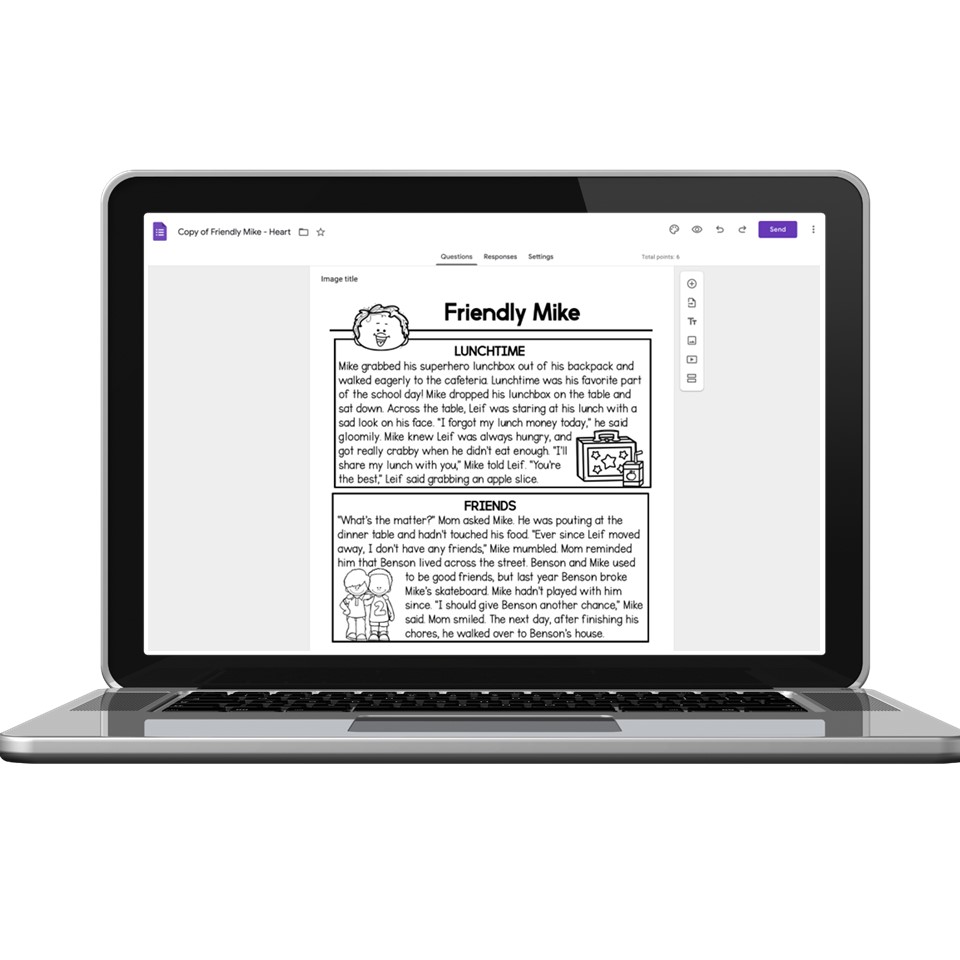 Digital 2nd Grade Reading Passages - Fiction Compare and Contrast ...