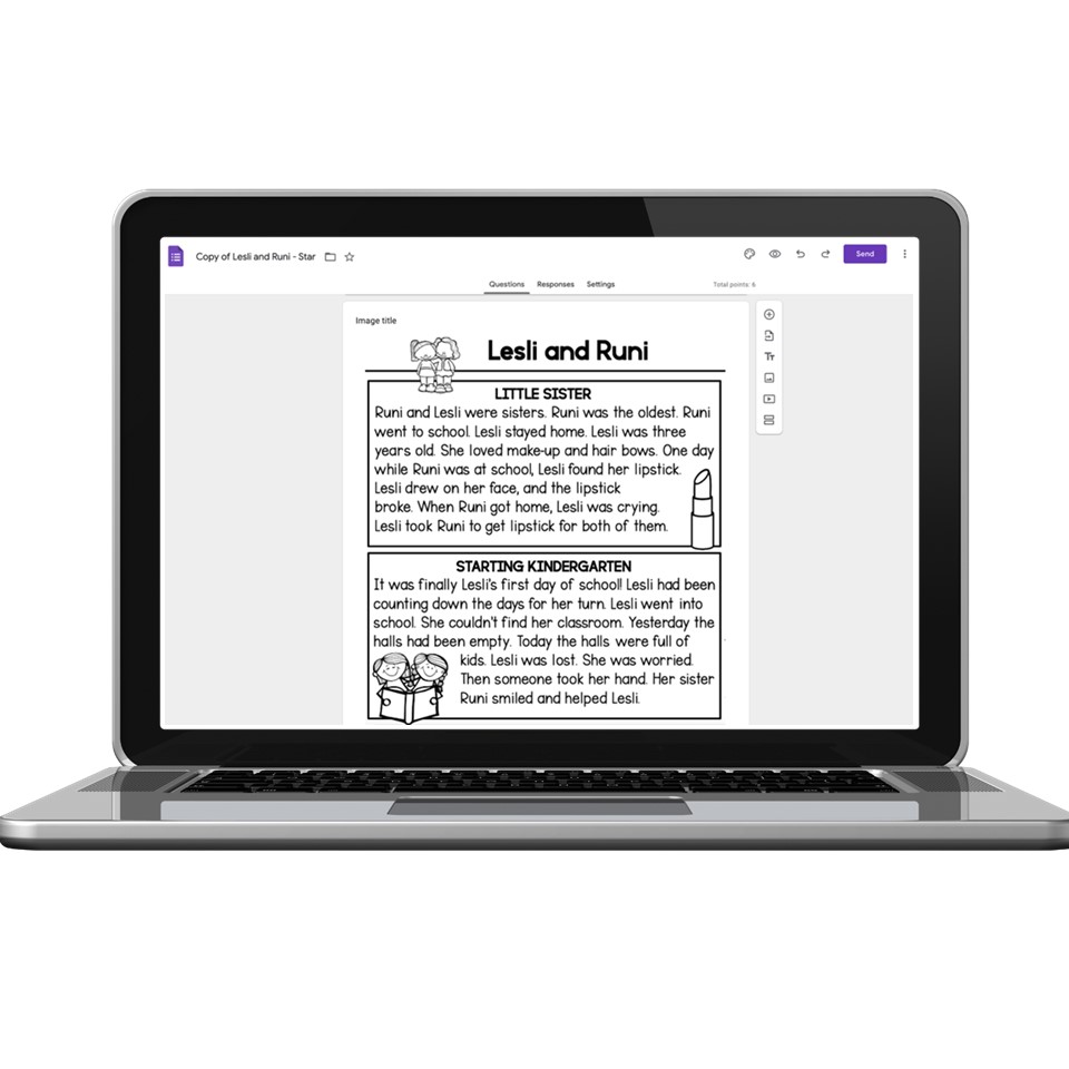 Digital 2nd Grade Reading Passages - Fiction Compare and Contrast ...