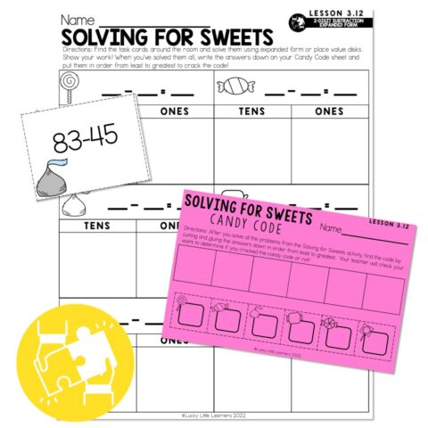 Lucky to Learn Math - 2-Digit Subtraction with Expanded Form - Lesson 3 ...