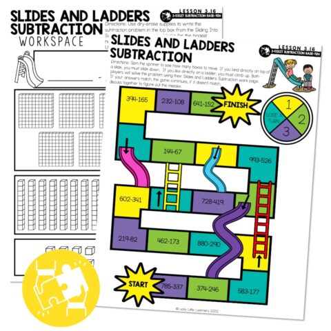 Lucky to Learn Math - 3-Digit Subtraction with Base-Ten Blocks - Lesson ...