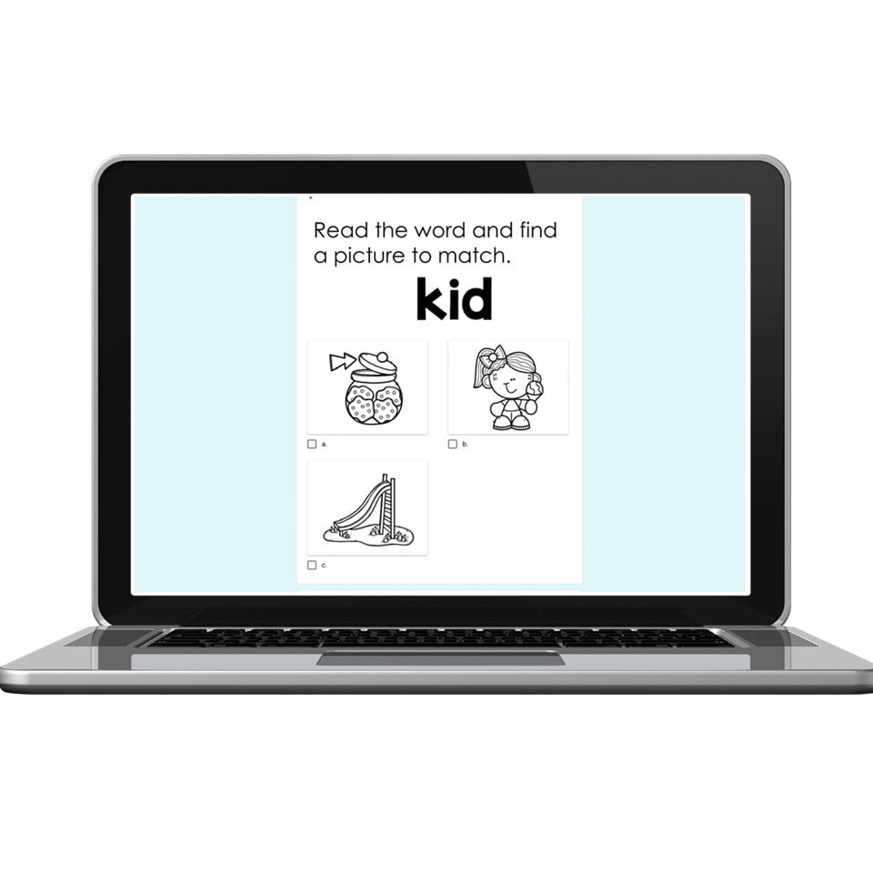 Digital 1st Grade Spiral ELA - Week 12 - Day 3 - Lucky Little Learners