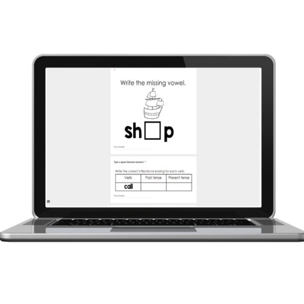 Digital 2nd Grade Spiral ELA - Week 3 - Day 5 - Lucky Little Learners