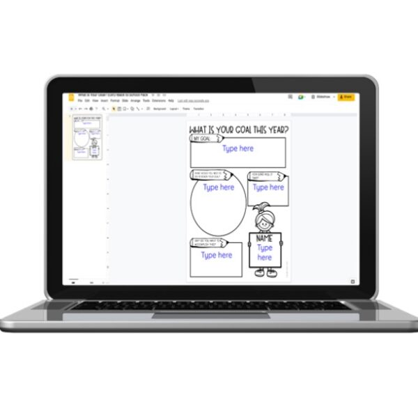 Digital Back to School - Welcome Back Activities - What is Your Goal ...