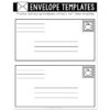 Pen Pal Pack - Envelope Templates - Lucky Little Learners