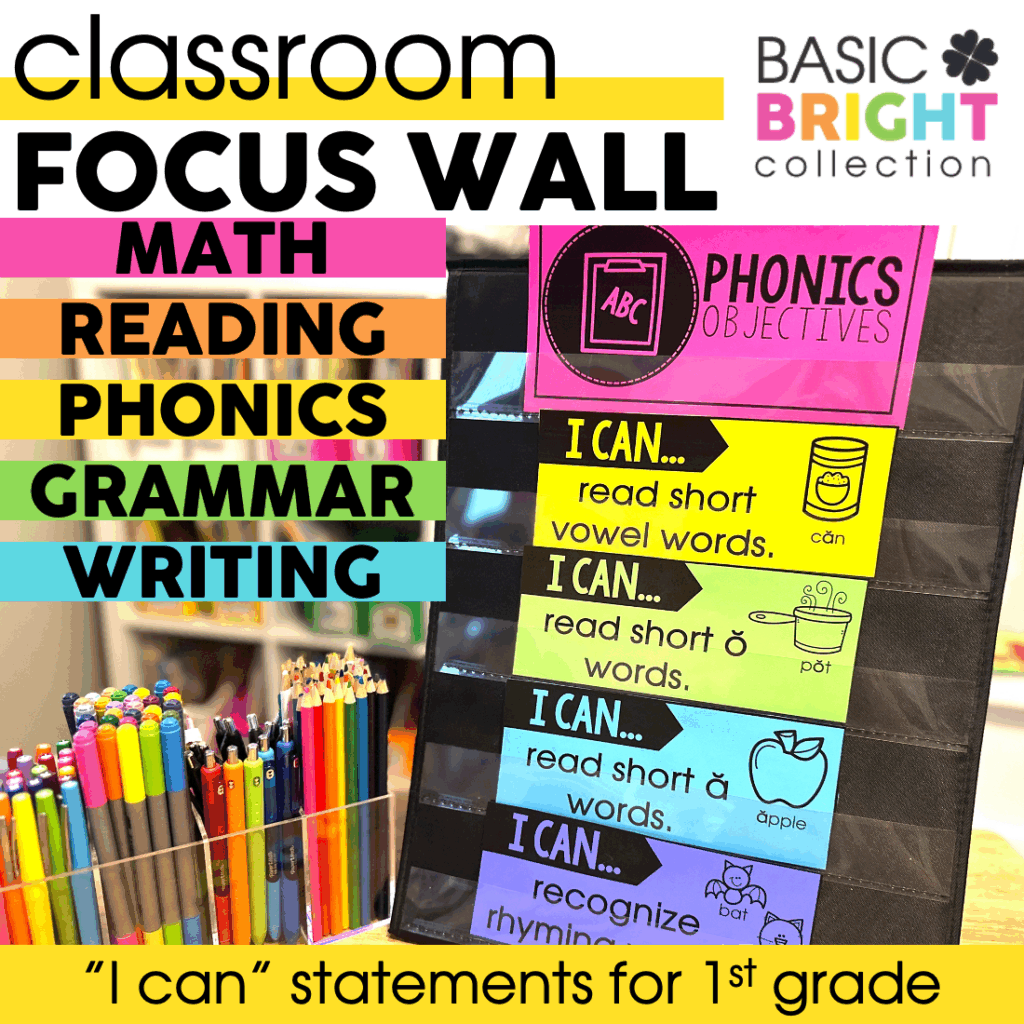 1st Grade I Can Statements - Lucky Little Learners