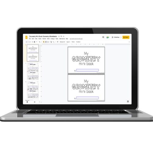 Digital Math Worksheets - Geometry - My Geometry Mini-Book - Lucky ...