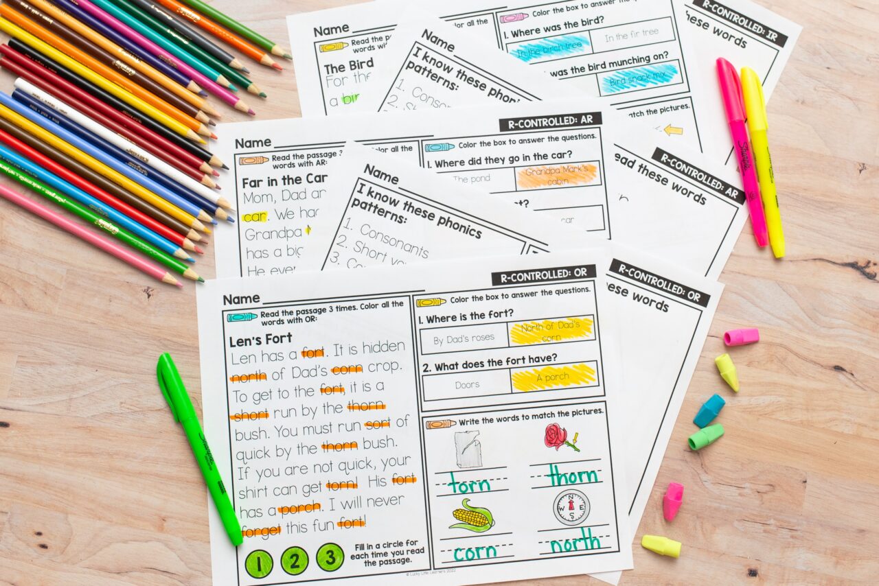 The Decodables Bundle - 1st AND 2nd Grade Phonics Passages - Lucky ...