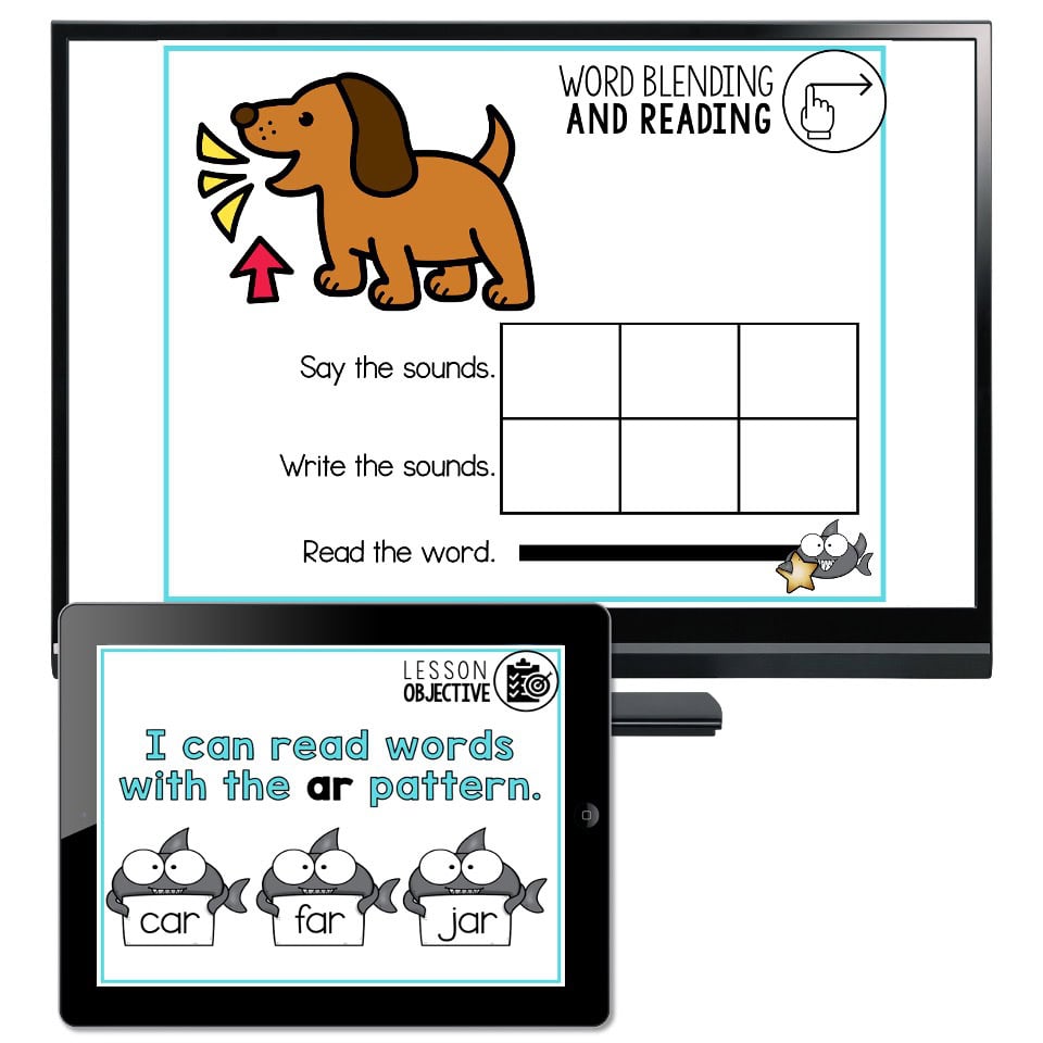 R-Controlled Vowels Pack - R-Controlled AR Teaching Slides - Level 1 ...