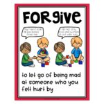 Social Emotional Learning – Forgiveness – Poster - Lucky Little Learners
