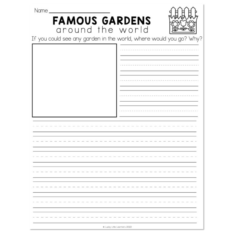Classroom Transformation - Garden Day - Famous Gardens Around the World ...