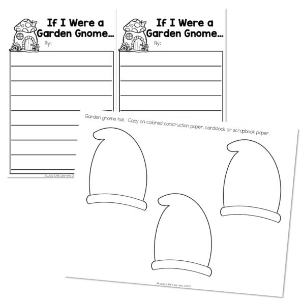 Classroom Transformation - Garden Day - Gnome Craft and Writing - Lucky ...