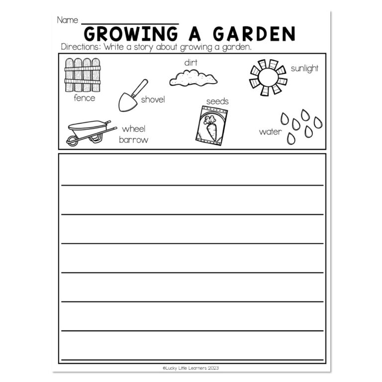 Classroom Transformation - Garden Day - Growing a Garden Writing ...