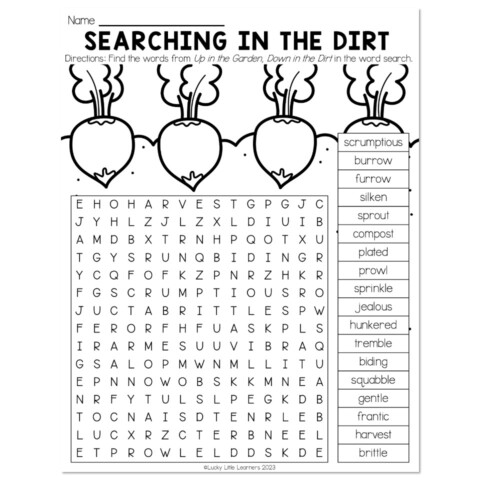 Classroom Transformation - Garden Day - Up in the Garden, Down in the ...