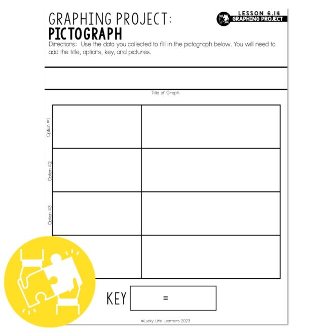 Lucky to Learn Math - Lesson 6.14 - Create Bar Graphs and Pictographs ...